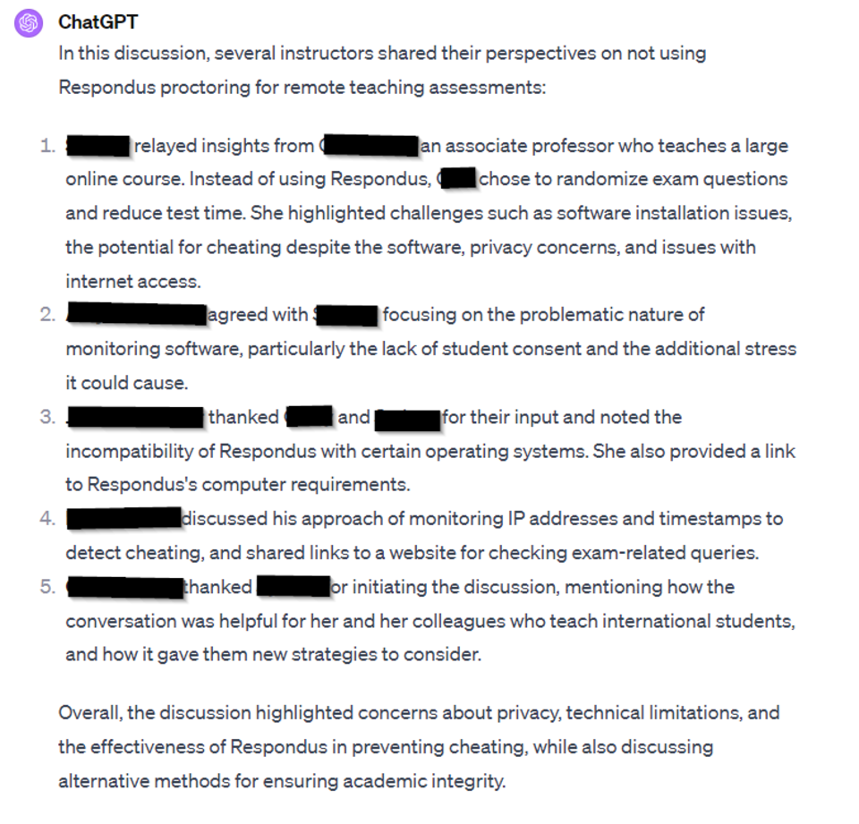 ChatGPT: a game changer for managing discussions | Center for ...